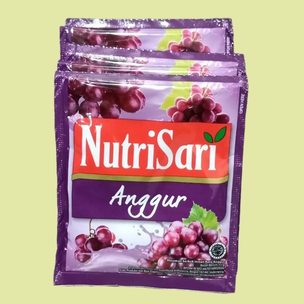 Jual Nutrisari Rasa Anggur MInuman Serbuk [10 Sachet] | Shopee Indonesia