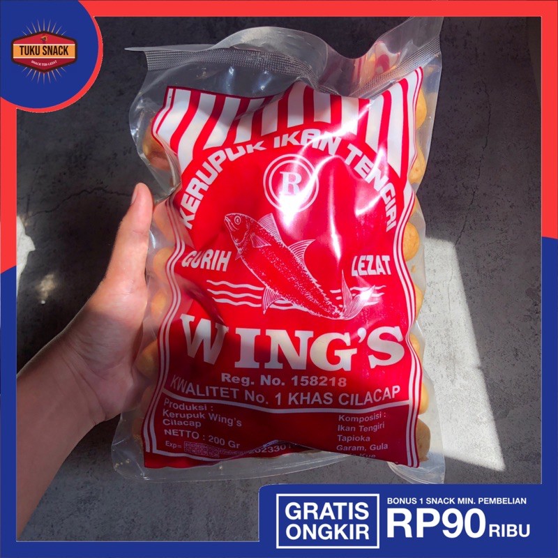 Jual Kerupuk Ikan Tenggiri Wings Krupuk Asli Cilacap Oleh Oleh Murah