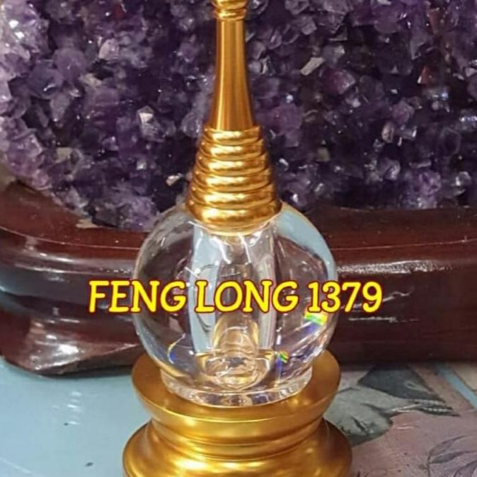 Jual Tempat Wadah Relik Sarira Bentuk Stupa Emas | Shopee Indonesia