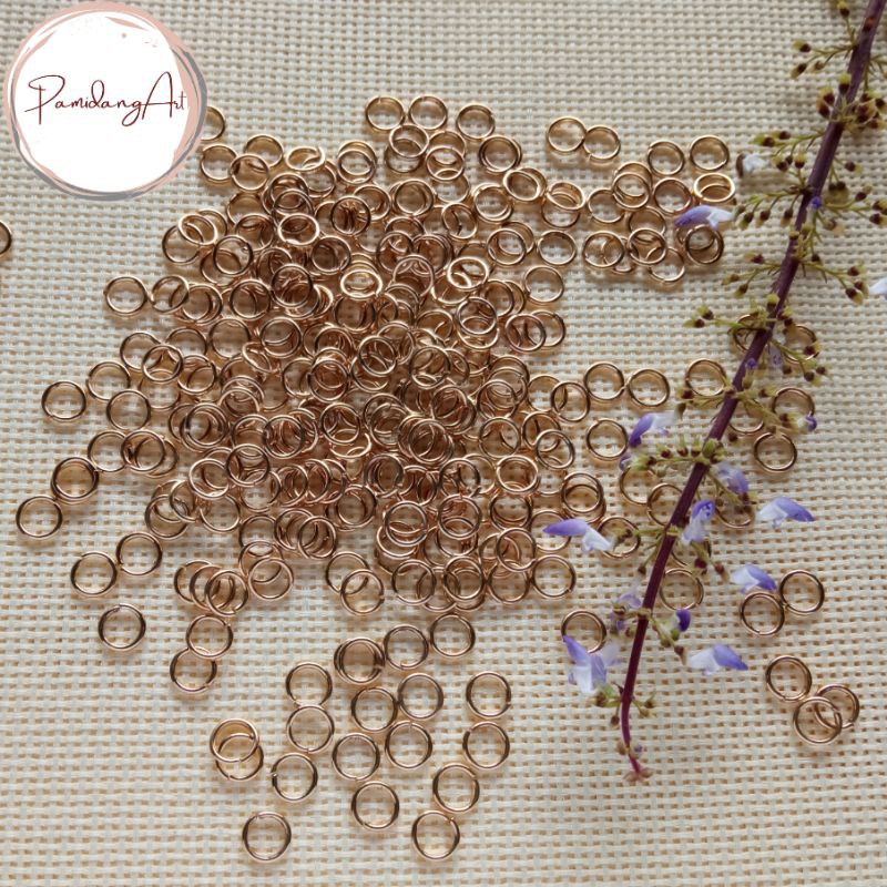 Jual 10gr Ring Craft Gold / Split ring / Ring kalung gelang silver ...