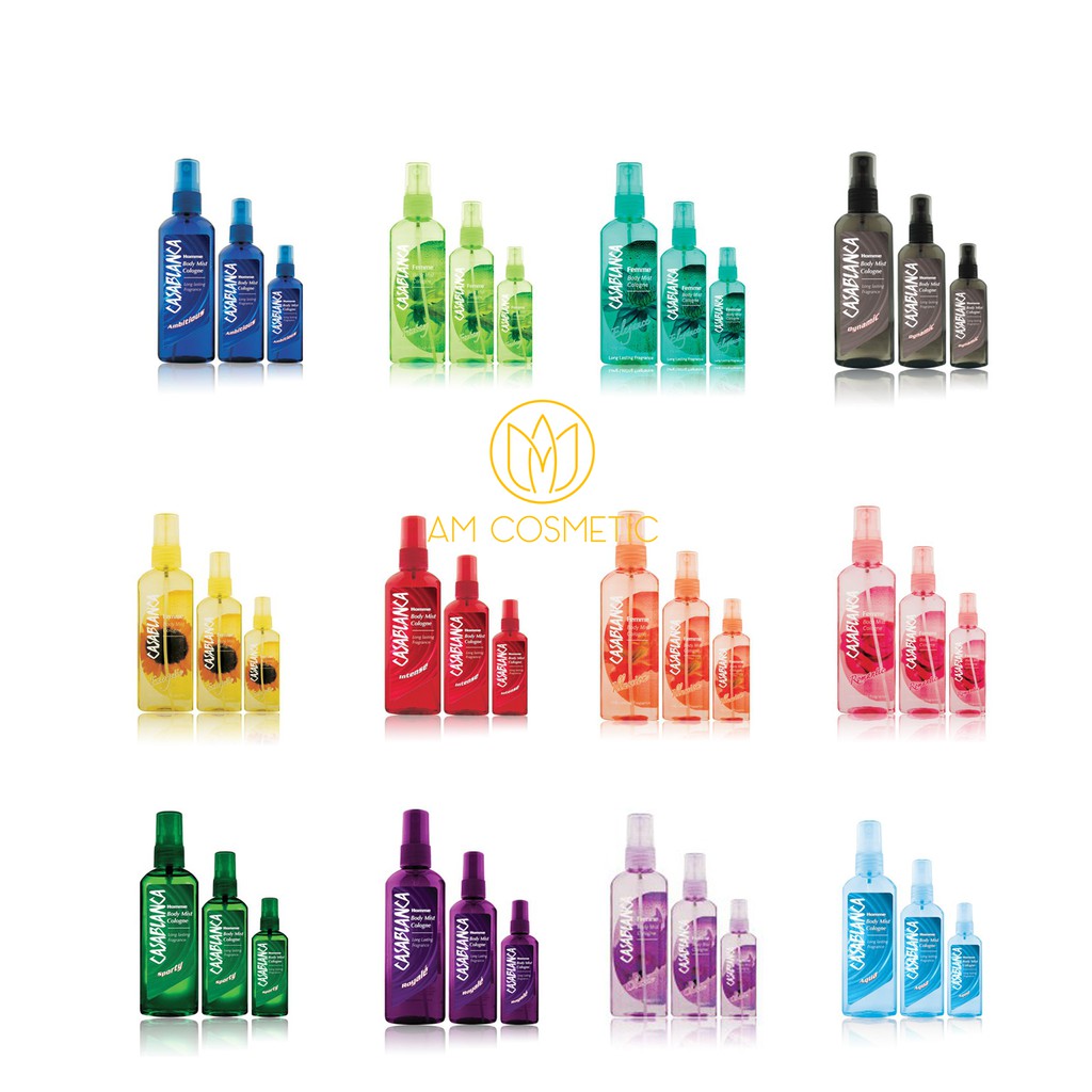 Jual Casablanca Body Mist Cologne (botol plastik) | Shopee Indonesia