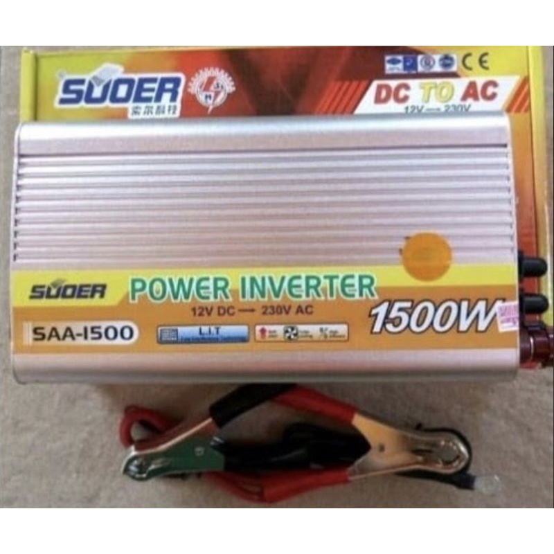 Jual Power inverter 1500 Watt DC 12V To AC 220VAC | Shopee Indonesia