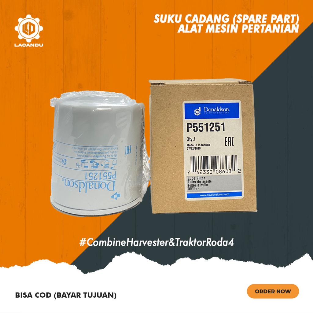 Jual FILTER OLI MESIN TRAKTOR ISEKI 540/548 untuk TRAKTOR RODA 4 ...