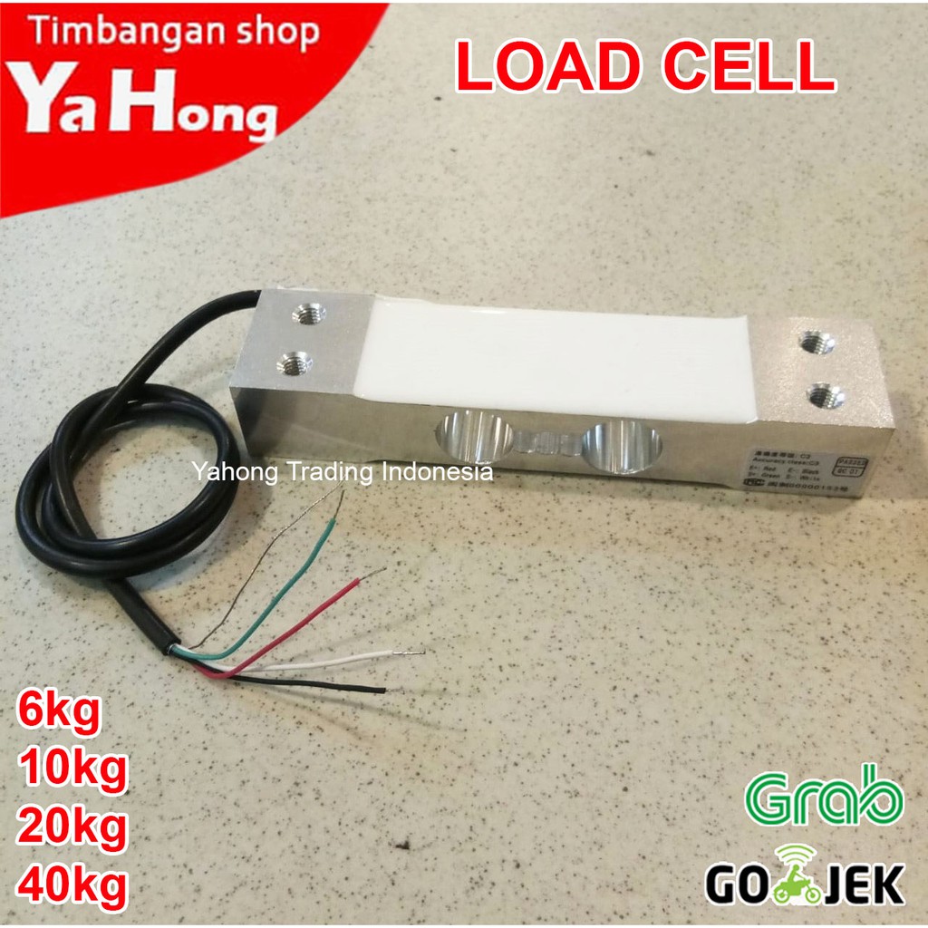 Jual Load Cell Loadcell LGT 6kg 10kg 20kg 40kg Sensor Berat Timbangan ...