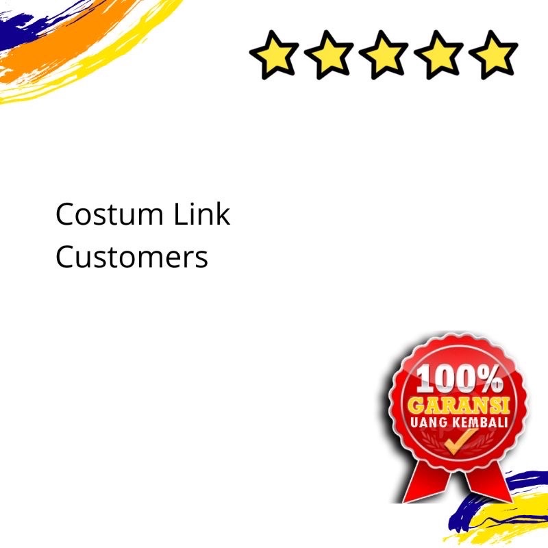 Jual CUSTOM CUSTOMER LINK | Shopee Indonesia