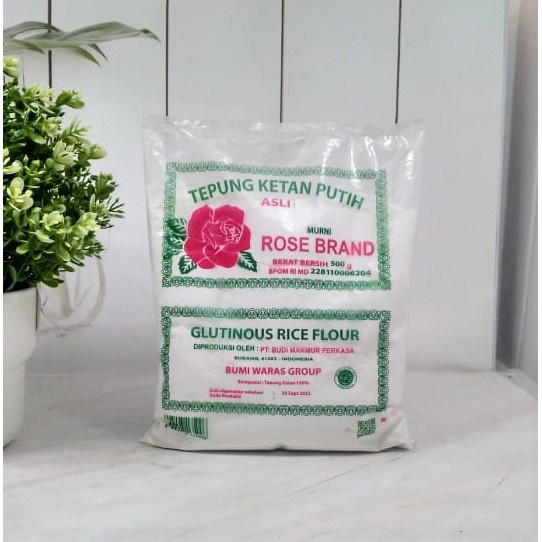 Jual Tepung Beras / Gula Halus/ Ketan Putih Rose Brand 500g | Shopee ...