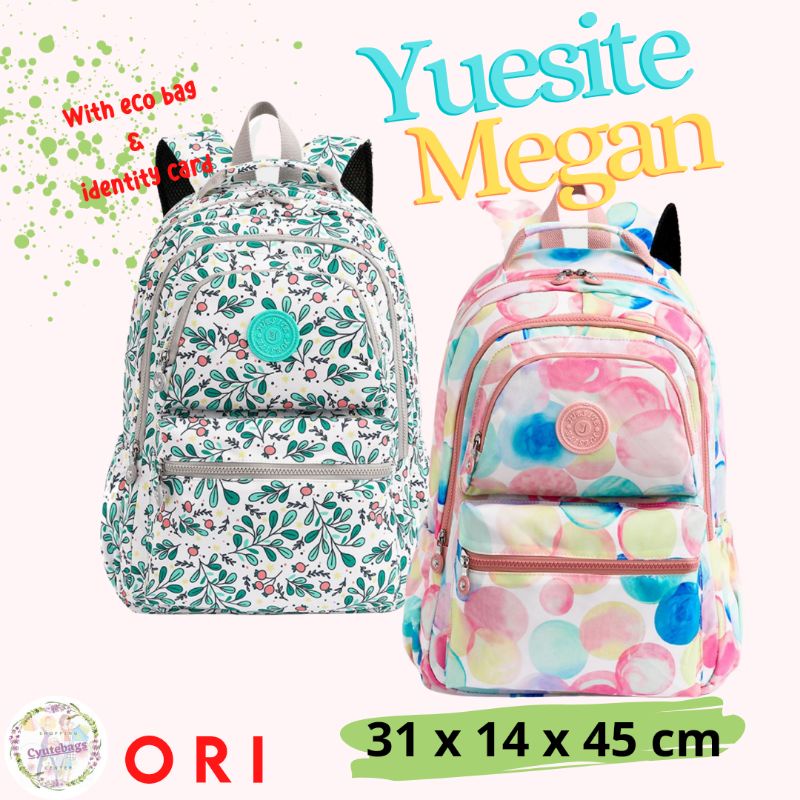 Jual TAS RANSEL BESAR YUESITE MEGAN ORIGINAL LARGE BACKPACK | Shopee ...