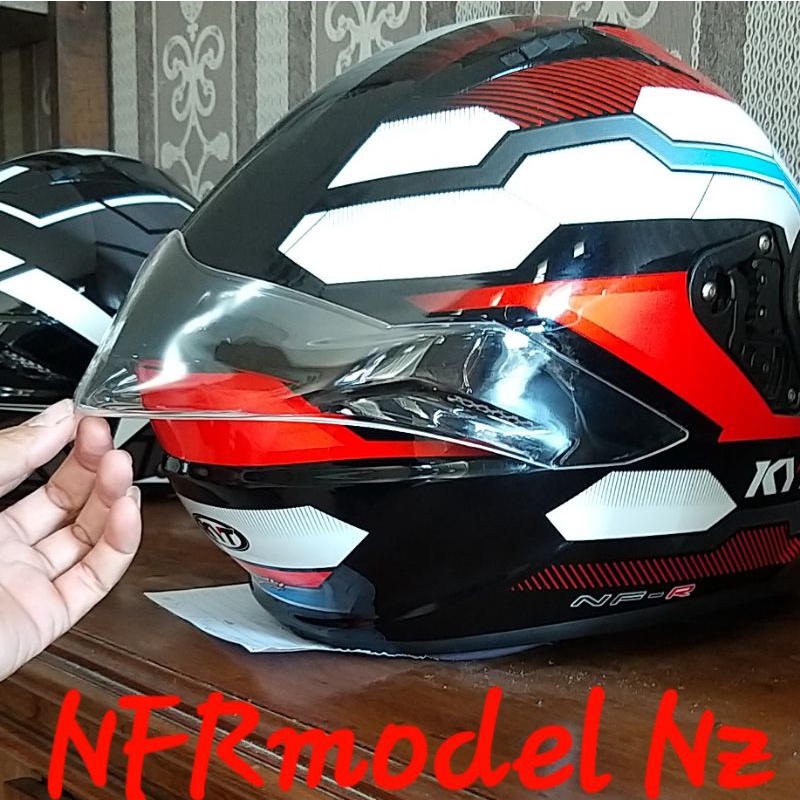 Jual spoiler helm kyt NFR, NFJ, NX race model nz | Shopee Indonesia