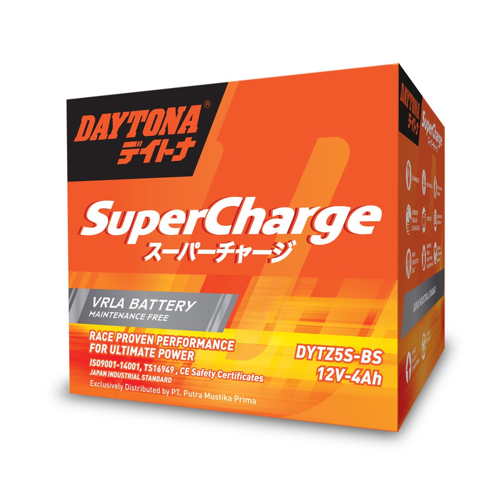 Jual Super PROMO!!! Accu/Aki Motor Beat Daytona DYTZ5S-BS Kering MF ...