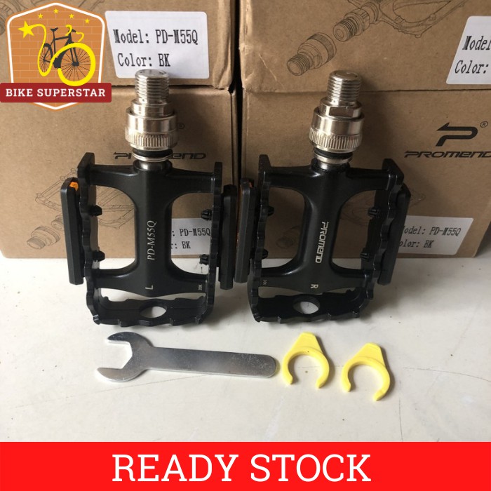 Jual Pedal Sepeda QR Quick Release Promend PD-M55Q Alloy 3 Bearing | Shopee Indonesia
