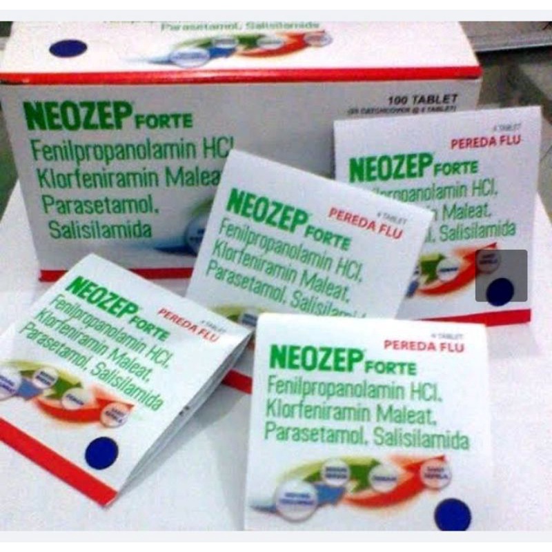 Jual Neozep Forte Box isi 25 strip @4 tablet-obat Flu & Batuk | Shopee ...
