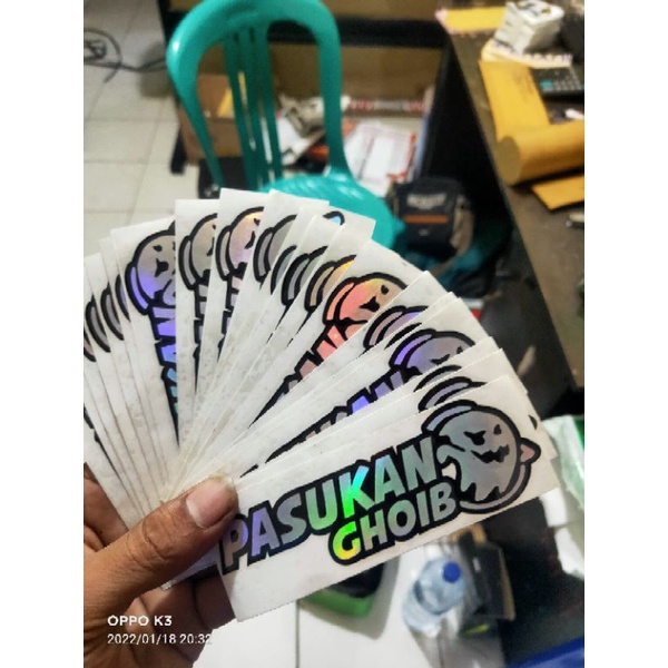 Jual stiker PASUKAN GHOIB stiker motor mobil laptop | Shopee Indonesia