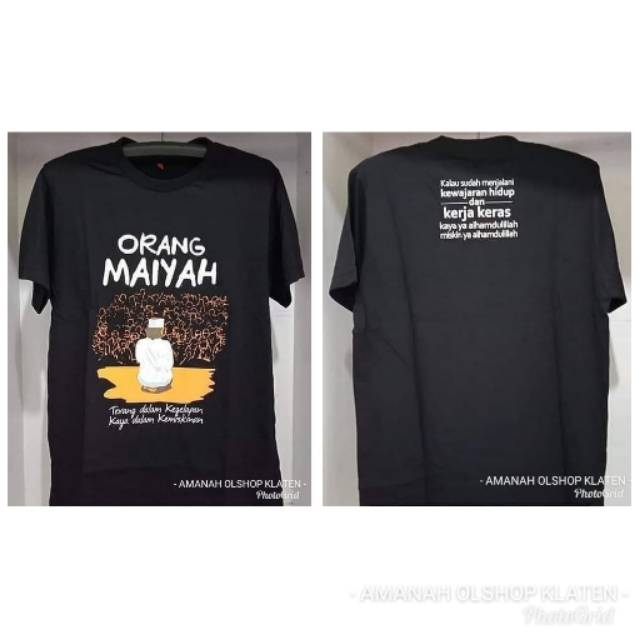 Jual Kaos maiyah orang maiyah ( resmi / original ) | Shopee Indonesia