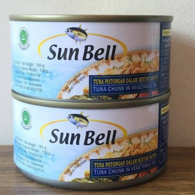 Jual khusus pancing Tuna kaleng merk sun bell sunbell (185 gr) | Shopee ...
