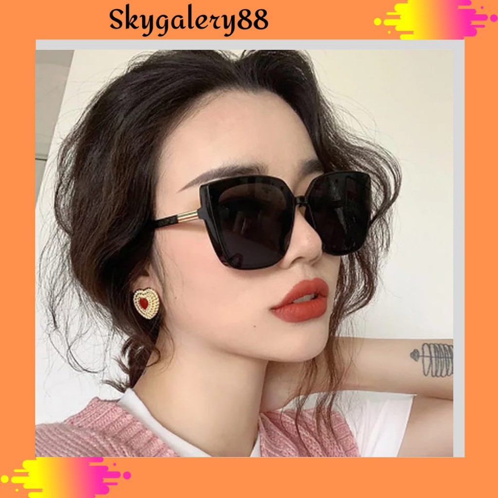 Jual Kacamata Hitam Lensa Kotak Fashion Korea untuk Pria dan Wanita / Korean Sunglasses [KM141 ...