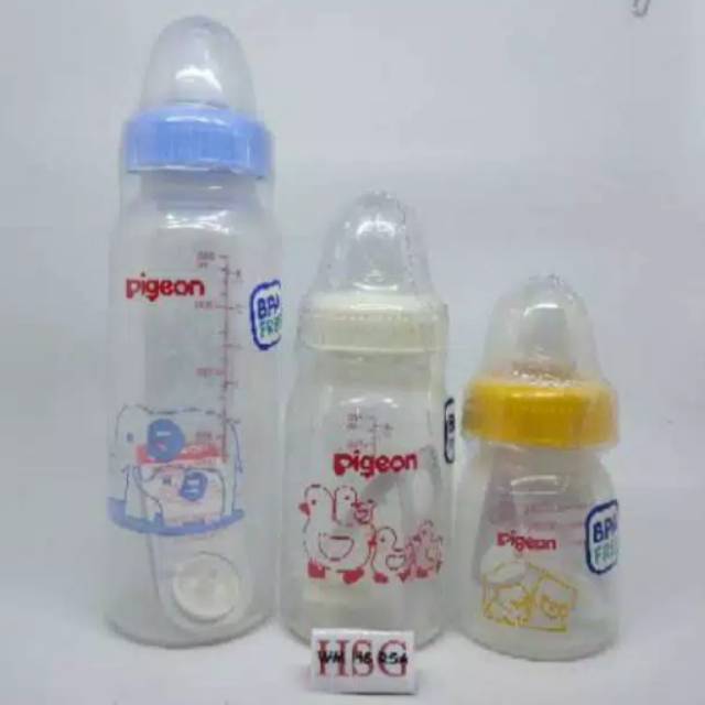 Jual Botol susu Pigeon Anti Sedak & Peristaltic Ulir | Shopee Indonesia