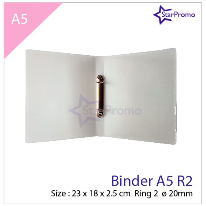 Jual Binder Plastik A5 Ring 2 Dengan Selipan Cover | Shopee Indonesia