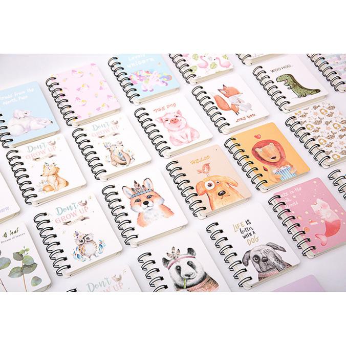 Jual Note Book Mini Spiral Animal and Cute Things | Shopee Indonesia