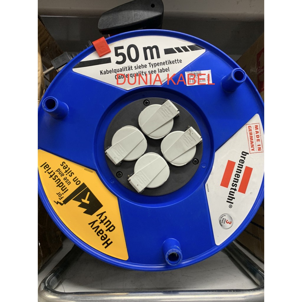Jual Kabel roll 50 meter Cable roll 50m BNS Brennenstuhl kaki besi Jerman | Shopee Indonesia