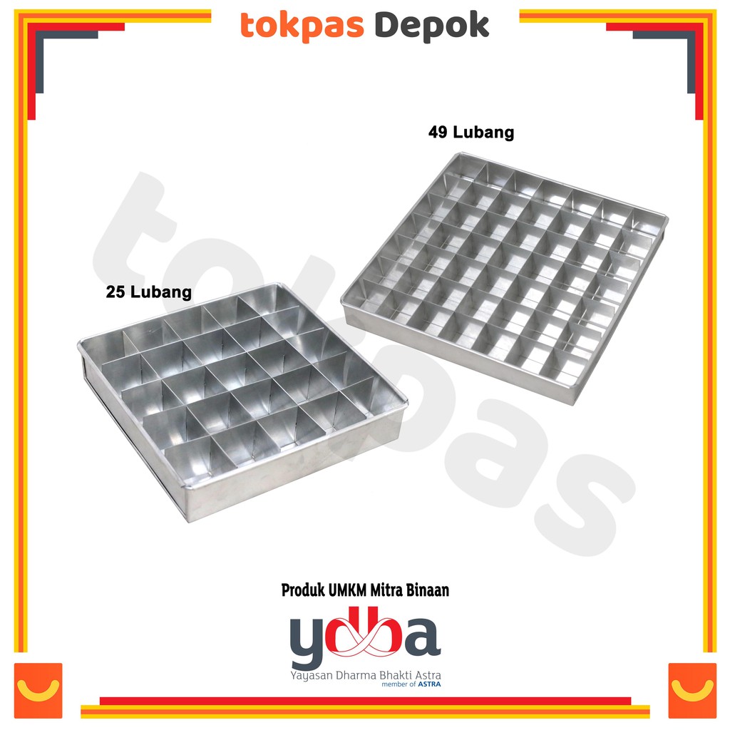 Jual Loyang Persegi Panjang Loyang Cake Loyang brownies sekat Besar ...