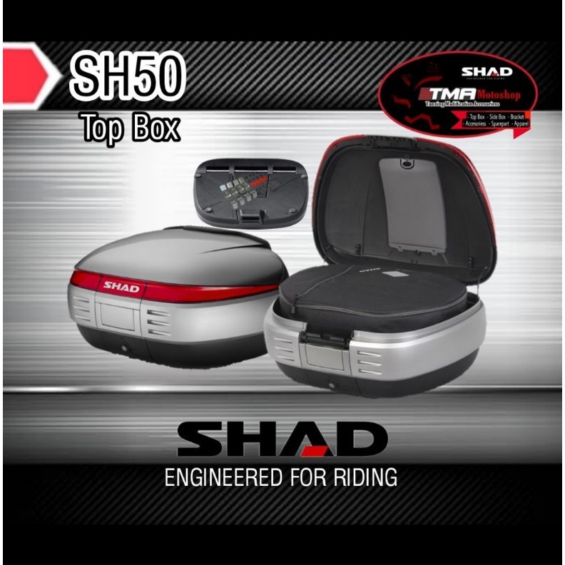 Jual Box SHAD SH50 Include Baseplate - Yamaha/Honda/BMW/dll | Shopee ...