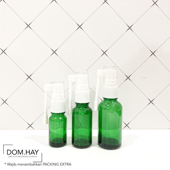 Jual Botol Long Nasal Spray Kaca Hijau Botol Semprot Pembersih Hidung ...