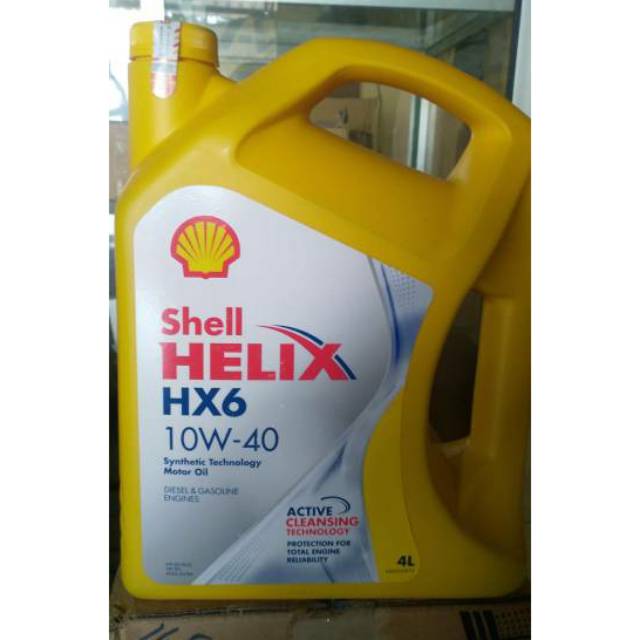 Jual Shell HX6 10W-40 Galon 4 Liter BARU | Shopee Indonesia