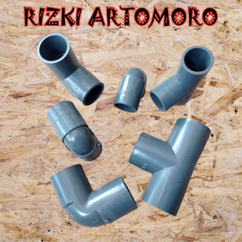 Jual Keni pipa pvc T tee pipa air pvc 1/2 inch 3/4 inch 1 inch tebal ...