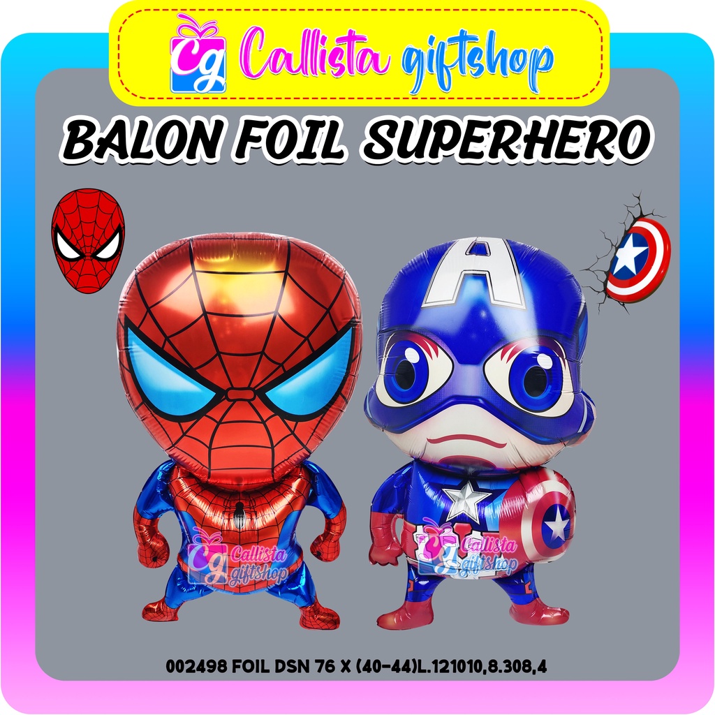 Jual Balon Ulang Tahun Balon Karakter Balon SPIDERMAN Balon Foil ...