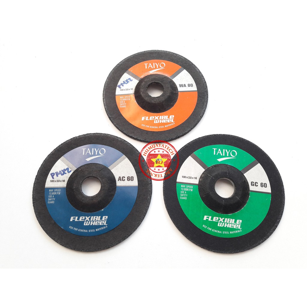 Jual Batu Flexibel Wheel Taiyo / Batu Gerinda Flexibel / Batu Amplas ...