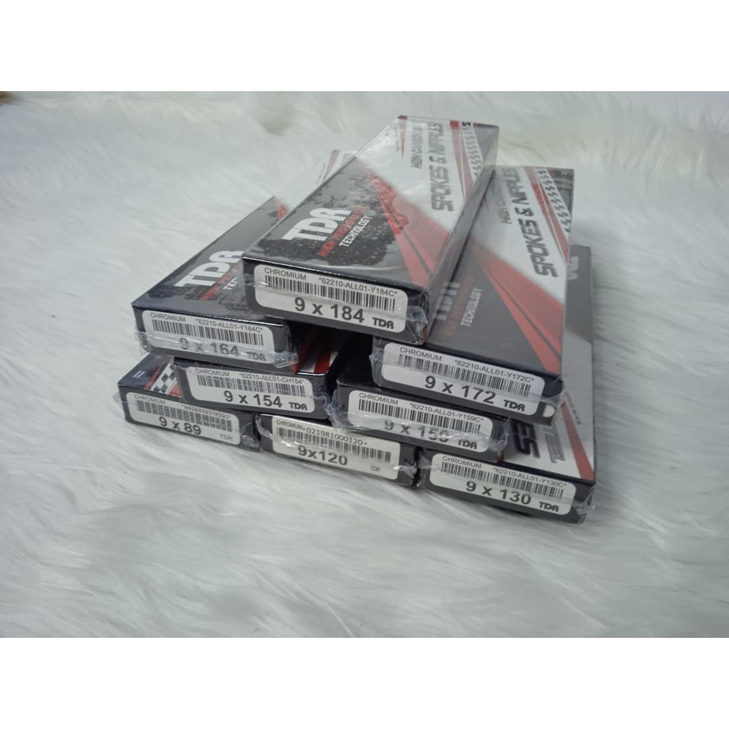 Jual Ruji Motor TDR Semua Ukuran Ring 14, 17 Chrome Jari Jari Ukuran 89 ...