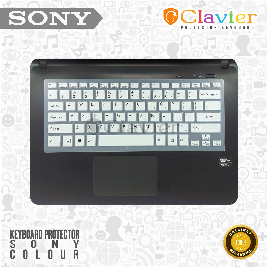 Jual SONY VAIO Color Cover Keyboard Protector Pelindung Keyboard ...