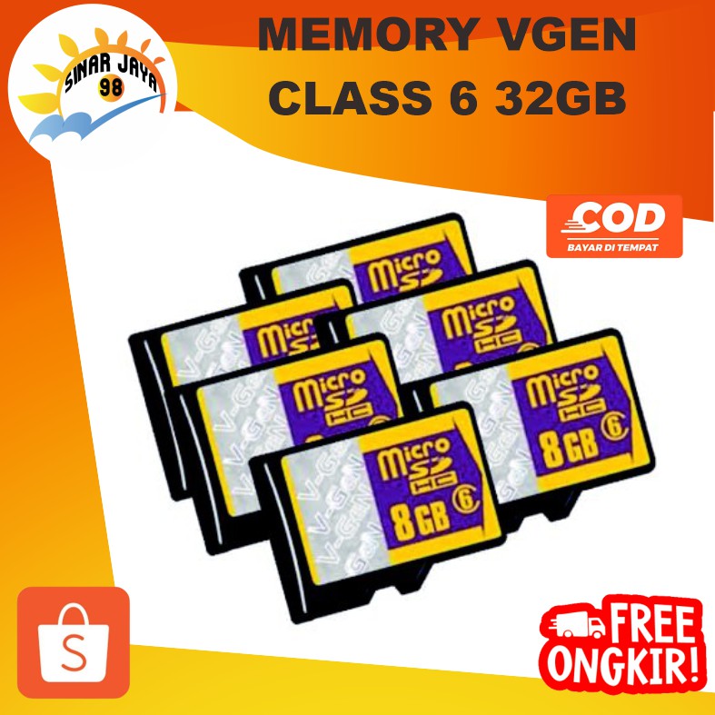 Jual MEMORY CARD VGEN 32GB CLASS 10 ORIGINAL GARANSI RESMI LIFE TIME ...