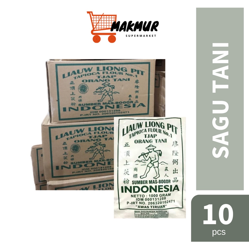 Jual Sagu Tani Liauw Liong Pit 1kg - 1 dus isi 10 pcs | Shopee Indonesia