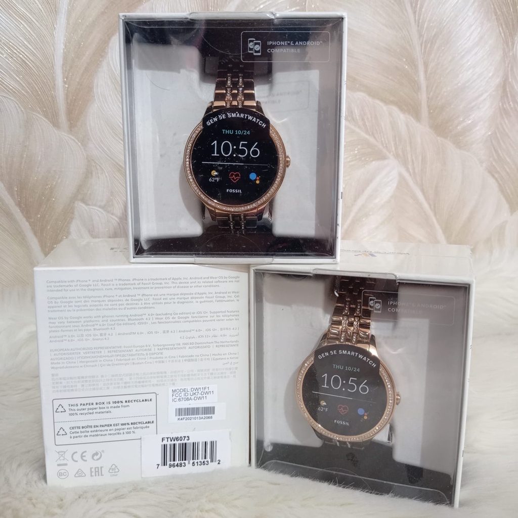 Jual Jam Tangan Fossil Smartwatch Gen 5E FTW6073 New Original | Shopee ...