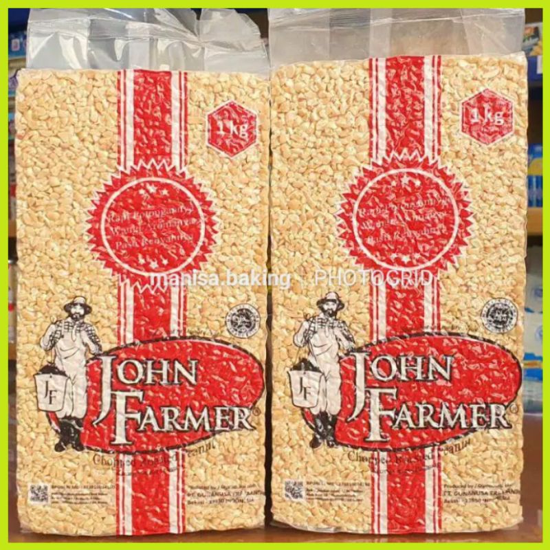 Jual KACANG SANGRAI JOHN FARMER 1 KG TOPPING KACANG CINCANG CACAH SIAP ...