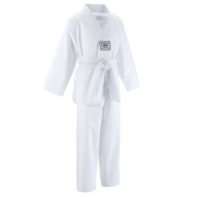 Jual 100 KIDS' TAEKWONDO DOBOK UNIFORM - WHITE | Shopee Indonesia