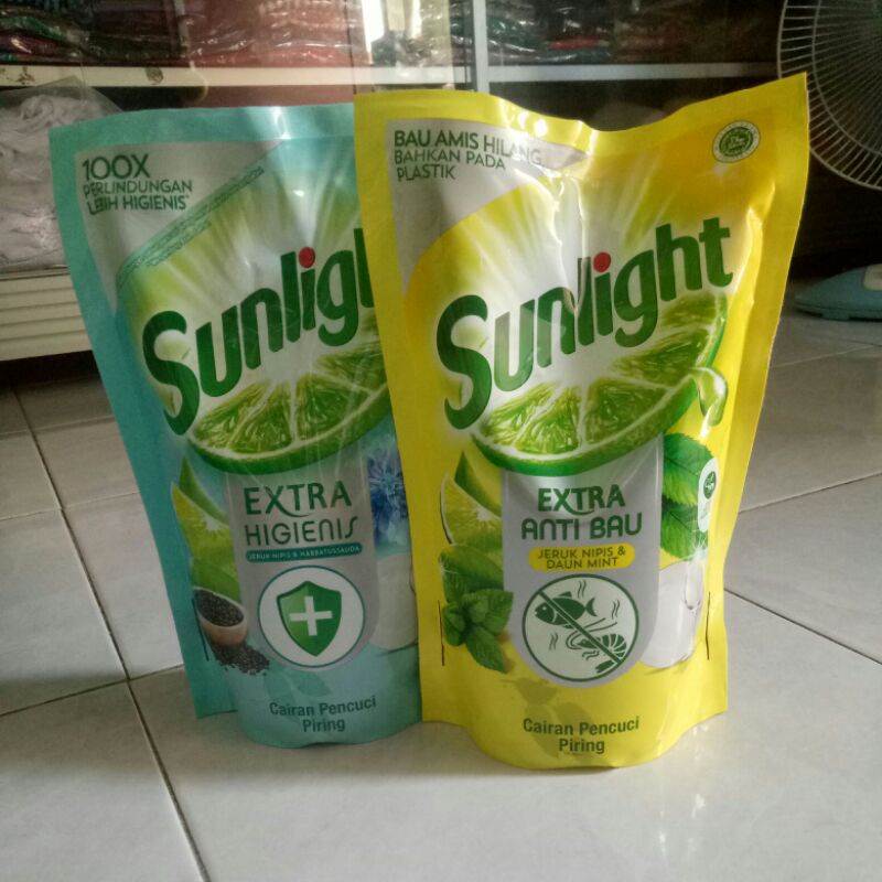 Jual sunlight jeruk nipis extra higienis & anti bau 700ml/755ml ...
