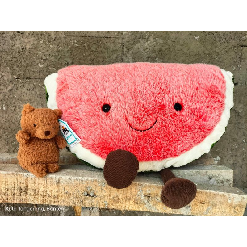 Jual Jellycat amuseble watermelon size Huge | Shopee Indonesia