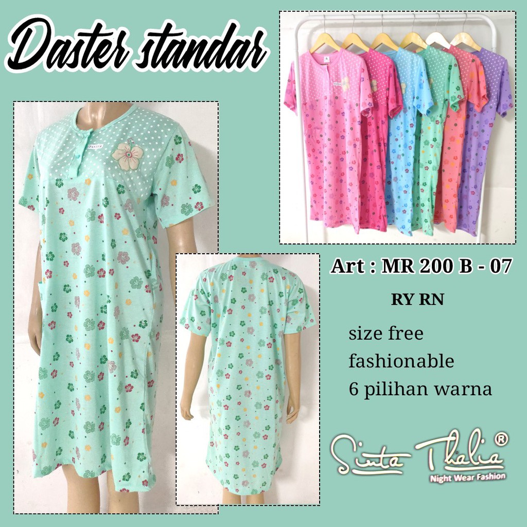 Jual DASTER KAOS WANITA / BAJU TIDUR DASTER STANDAR | Shopee Indonesia