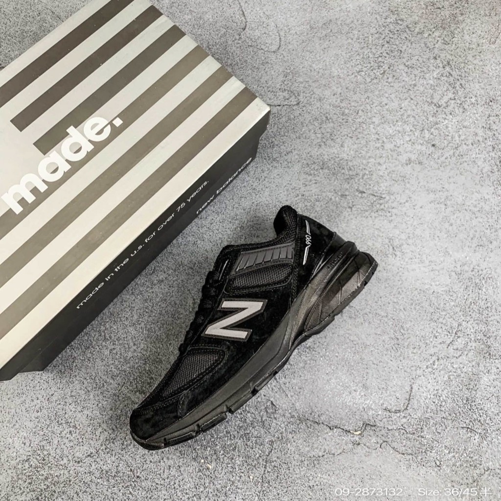 Jual SEPATU NEW BALANCE 990 V5 ALL BLACK ORIGINAL BNIB M990 | Shopee ...