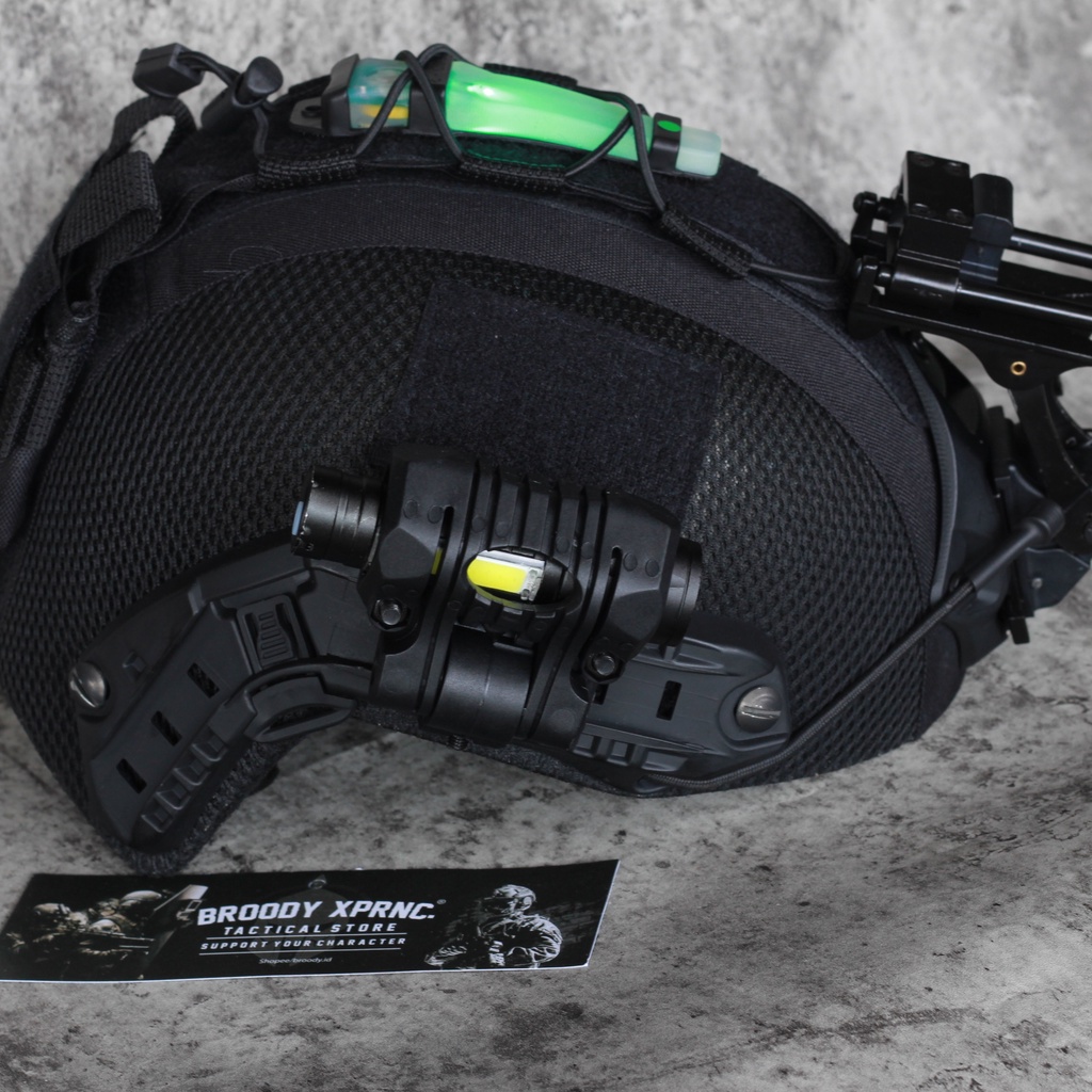 Jual BROODY - Helm Tactical Balistik Full Set / Helm Kevlar 3A / Helm ...