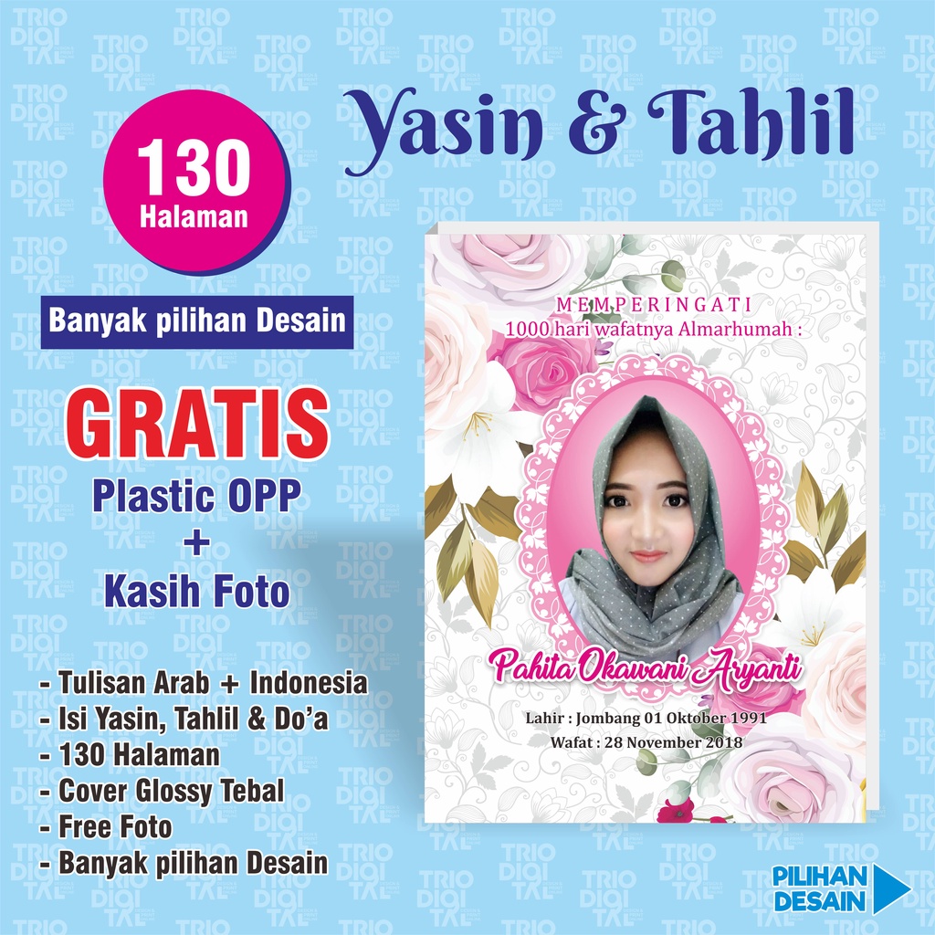 Jual Buku Yasin dan Tahlil / Yasin Soft cover / Cetak yasin / yasin ...