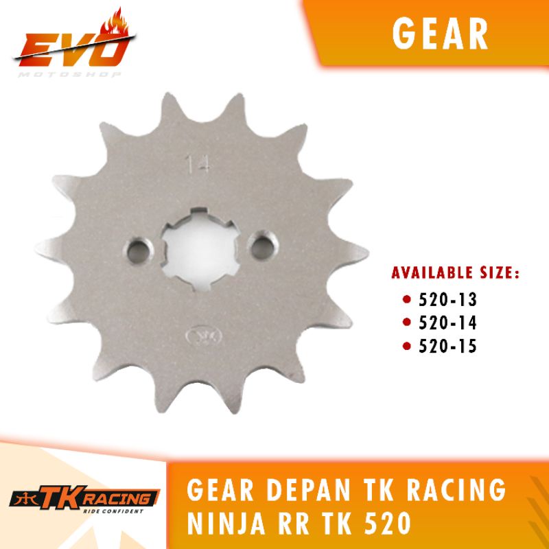 Jual gear TK ninja rr 520-12T - 520-15T depan | Shopee Indonesia