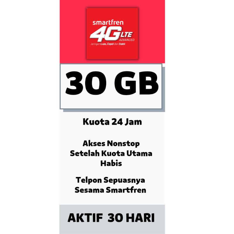 Jual PAKET DATA KUOTA SMARTFREN UNLIMITED NONSTOP KUOTA FULL 24 JAM TANPA PEMBAGIAN MURAH ...