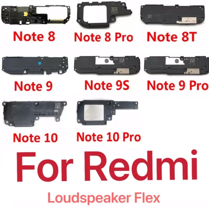 Jual BUZZER / LOUDSPEAKER XIAOMI REDMI NOTE 4 4X 5 5A 6 7 8 9 10 - NOTE ...