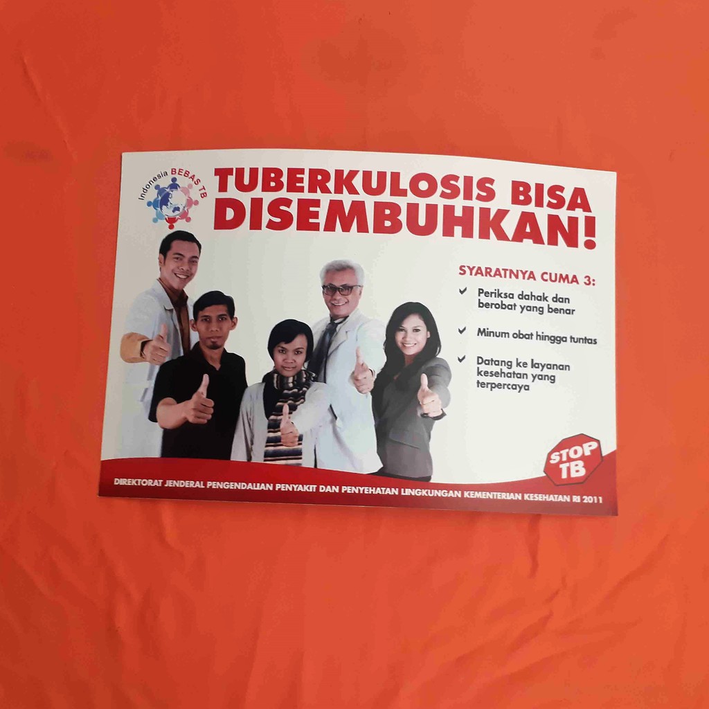 Jual Poster TB Bisa Disembuhkan, Poster TBC, Poster Tuberculosis, Poster Tuberkulosis LAMINASI ...