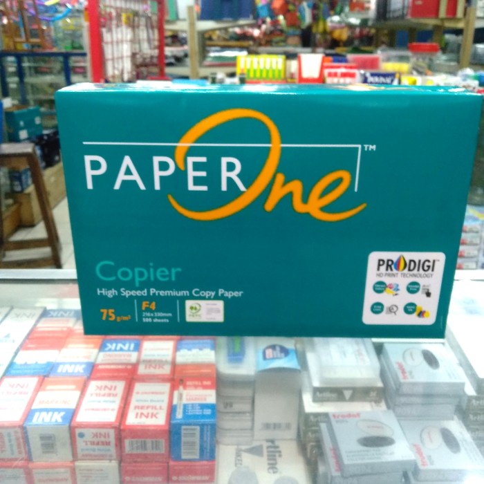 Jual Kertas F4 75 gram paper one office paper print | Shopee Indonesia