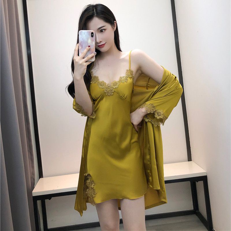 Jual Cb439 Lingerie Lingeri Lingery Kimono 2in1 Baju Tidur Piyama