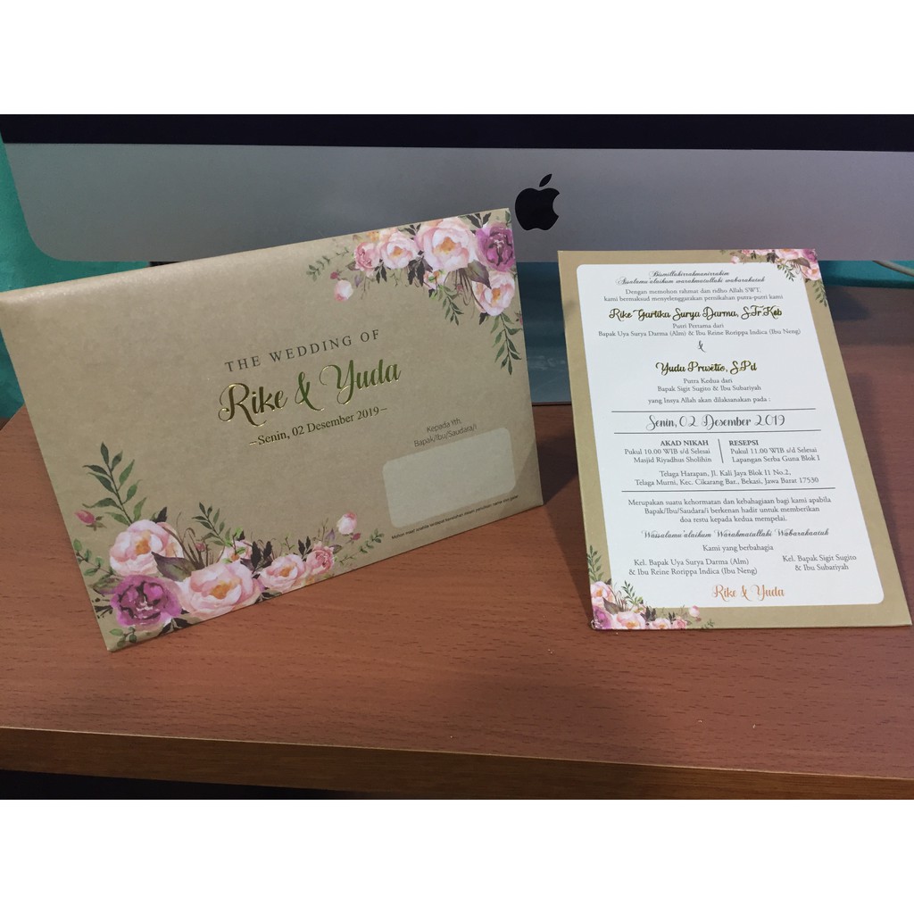 Jual Undangan Pernikahan hard Cover Landscape | Shopee Indonesia